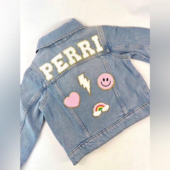 Jackets & Coats | Personalized Girls Custom Name Denim Jacket | Poshmark